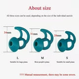Adhiper QC/Sport Ear Plugs True Wireless Shark Fin Ear Plugs Earmuffs ...