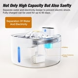 Joyfast 89oz/2.6L Wireless Cat Water Fountain, Automatic with Motion Sensor and Filters ...