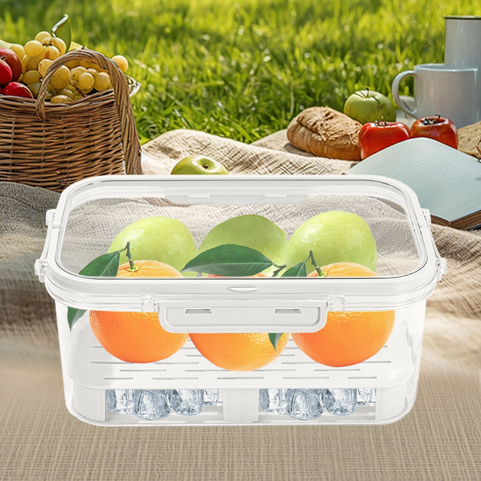Fiudx Lonchera Portátil, Recipiente Hermético de Grado Alimenticio ...