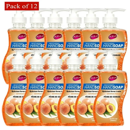 Purest Liq Hand Soap Clear Georgia Peach 500ml x 12 - Walmart.ca