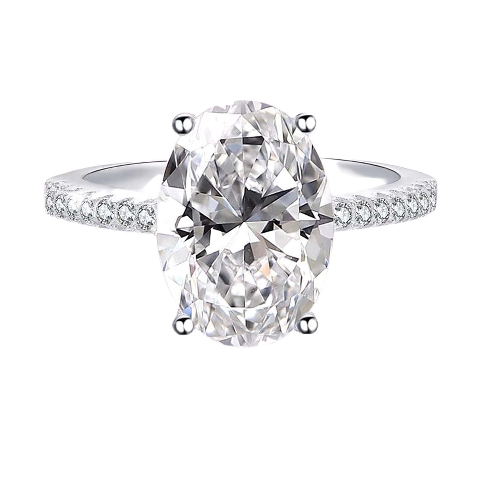 Click here for Dvkptbk The Ring Classic Oval Cut Engagement Ring... prices