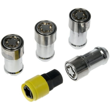 Dorman 712-280 Wheel Lock Set for Specific Models, Chrome (Pack of 5 ...