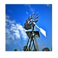 Zimtown 8FT Windmill Ornamental, Weather Resistant Metal for Home ...
