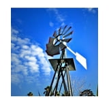 Zimtown 8FT Windmill Ornamental, Weather Resistant Metal for Home ...