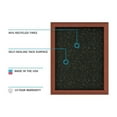 Ghent's Large 3' x 4' Recycled Rubber Bulletin Board for Office Room ...