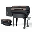 Pit Boss Lexington Onyx Edition - 500 Sq in Wood Fired Pellet Grill and ...