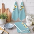 3 Pack Sweet Gnomes Kitchen Towels Bee Dwarf Daisy Duck Green ...