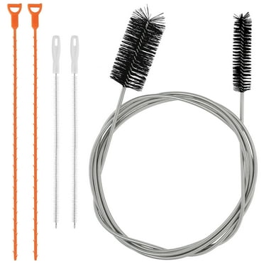 50 Inch Drain Snake Hair Drain Clog Remover(5 Pack), Unbreakable Metal ...