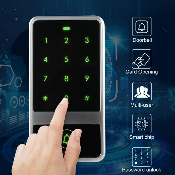 Blue Back Light Touch Door Lock Control, Access Control, Password ...