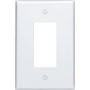 Big-A - 10 Pack 2 Port Decora Wall Plate 1-Gang Keystone Decora Insert ...
