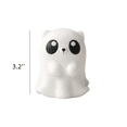 3.2 Inch Cute Ghost Resin Figurines, Halloween Decorative Statues ...