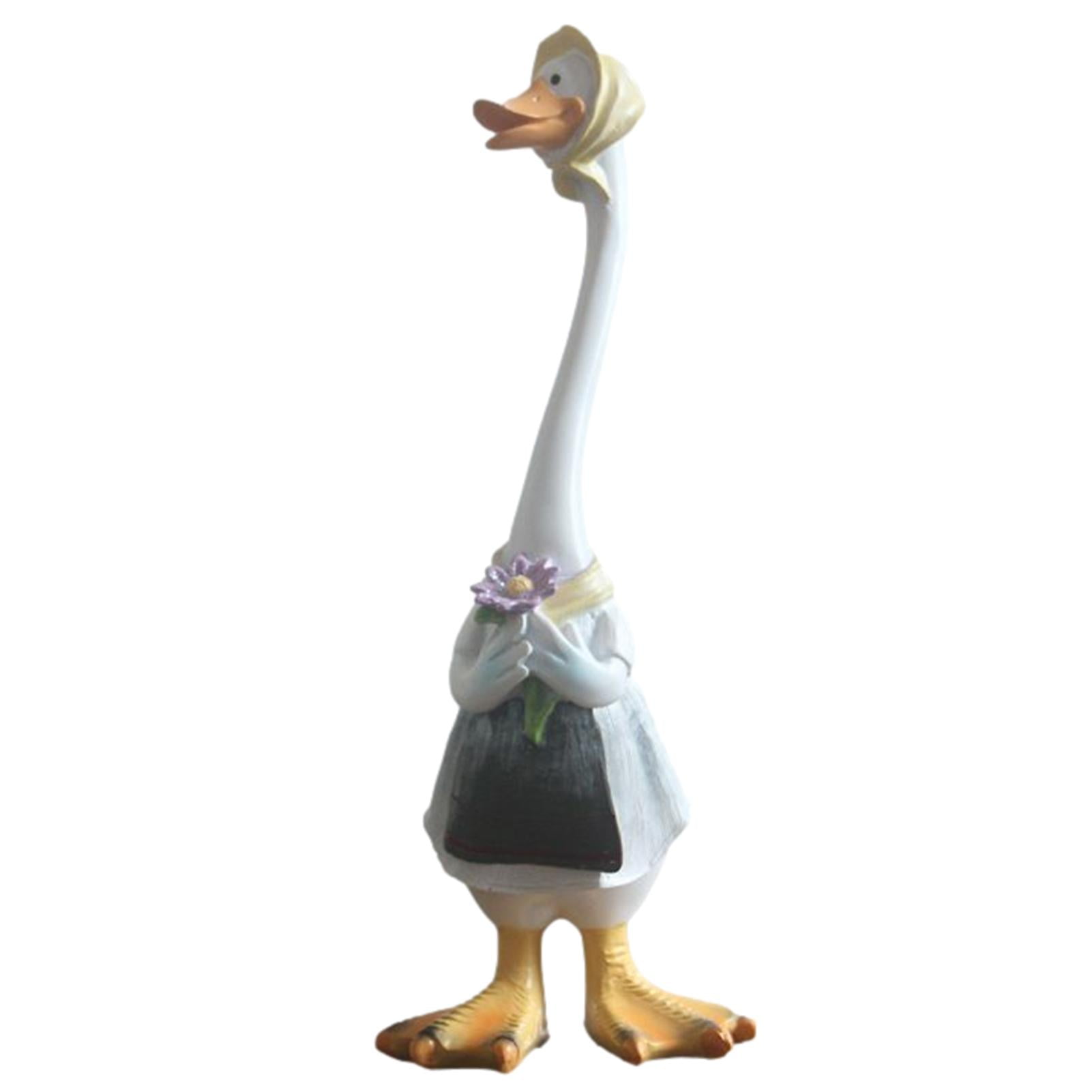 Duck Garden Statue | Resin Garden Statues Spring Outing Duck | Cute ...