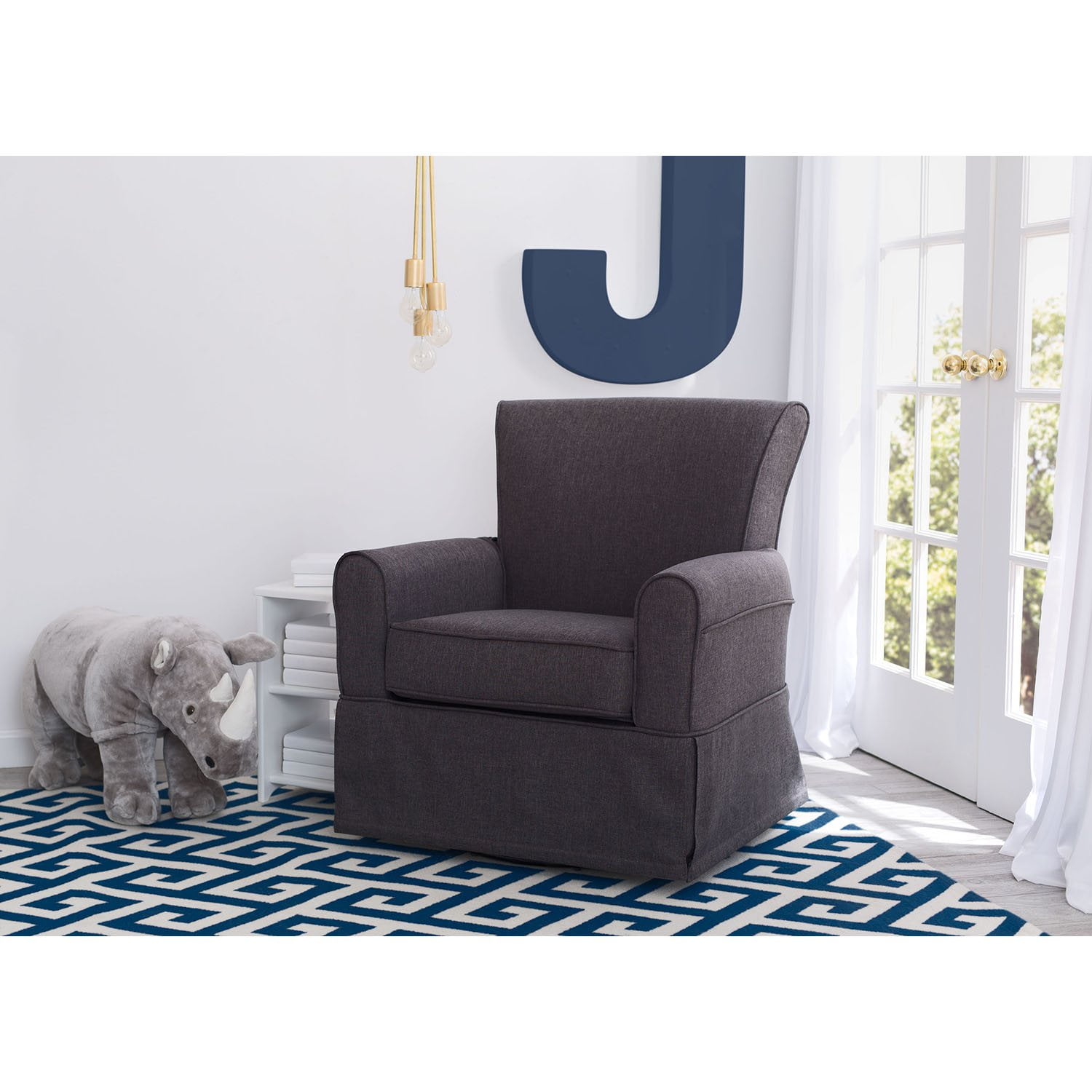 Delta Children Epic Nursery Glider Swivel Rocker Chair, Choose Color ...