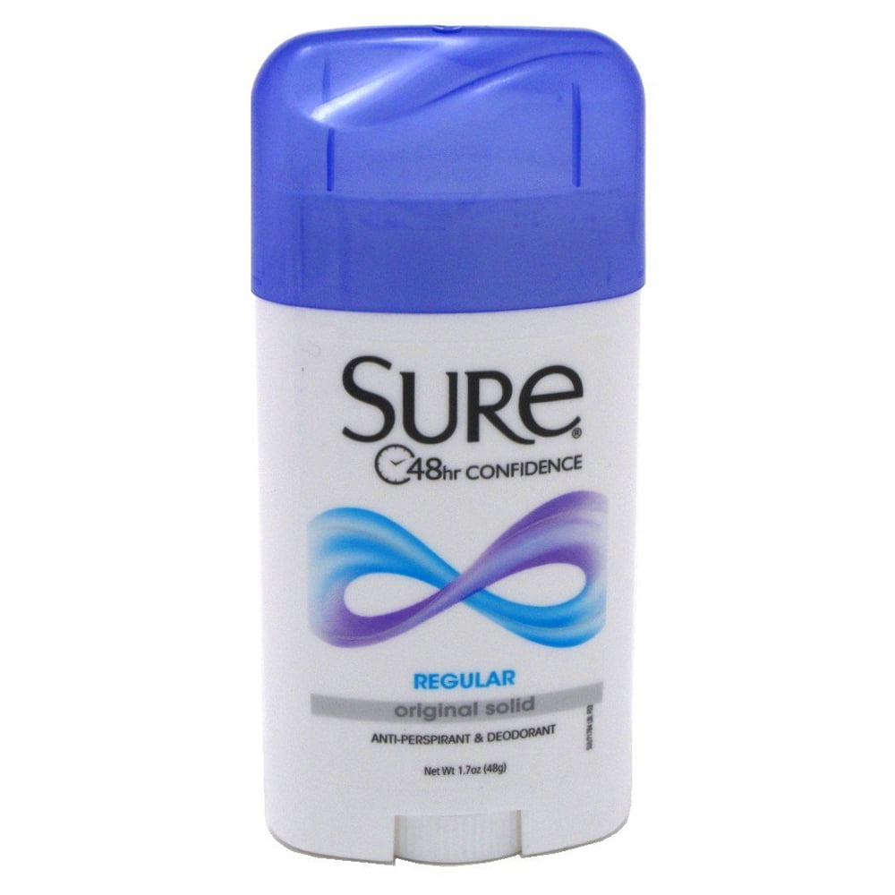 Sure Anti-Perspirant Deodorant Original Solid, Regular Scent 1.7 oz ...