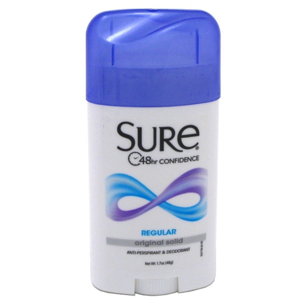Sure Anti-Perspirant Deodorant Original Solid, Regular Scent 1.7 oz ...