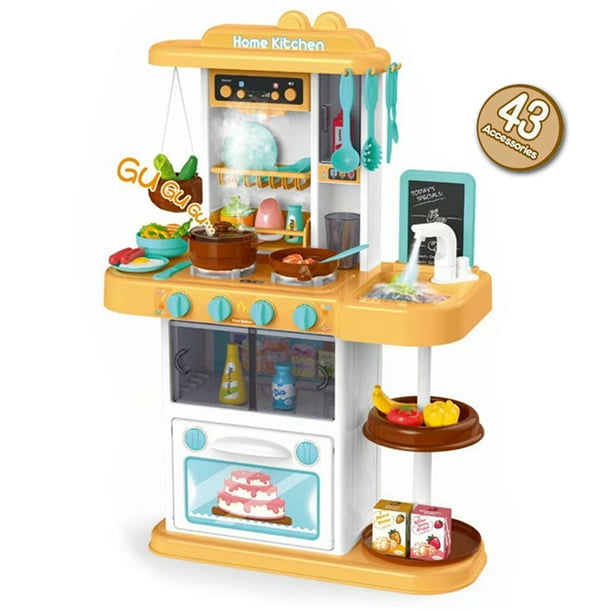 Kitchen Set for Kids Mundo Toys Pretend Play Set Cook W Sound Light ...