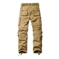 TRGPSG Men's Fleece Lined Hiking Pants Outdoor Cargo Pants Casual Work ...