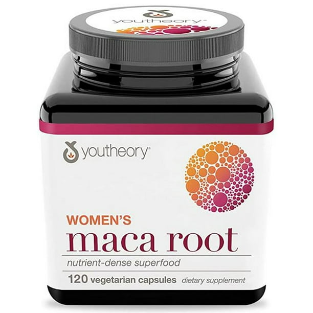 Youtheory Women's Maca Root 120 Veg Caps - Walmart.com