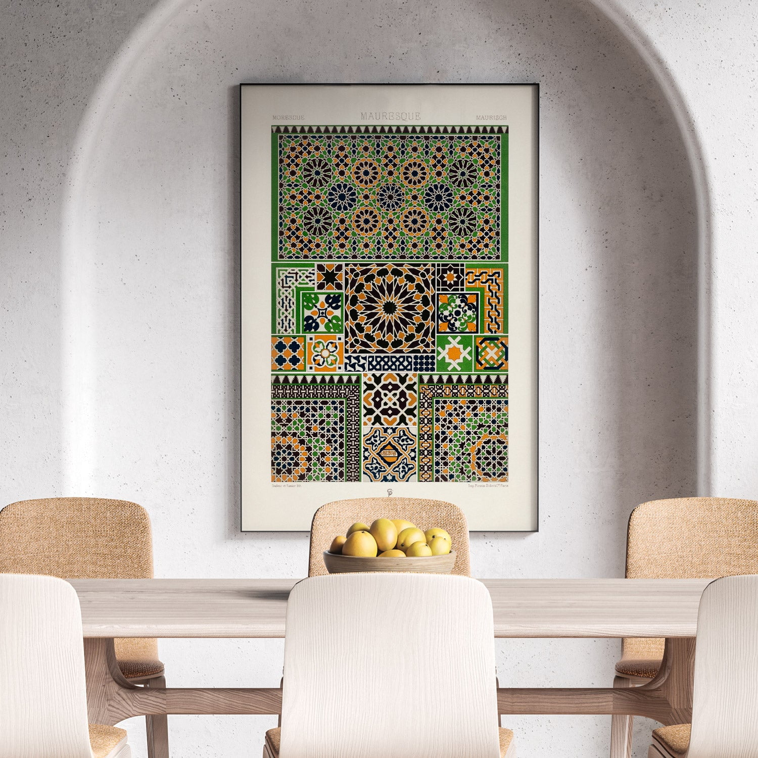 Moresque Pattern - 1888 | Albert Racinet | Premium Fine Art Print ...