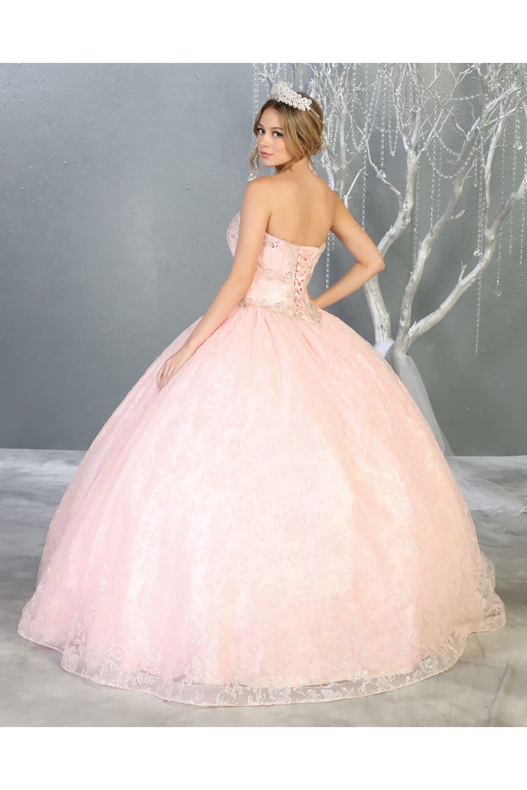 Big Puffy Pink Quince Dresses