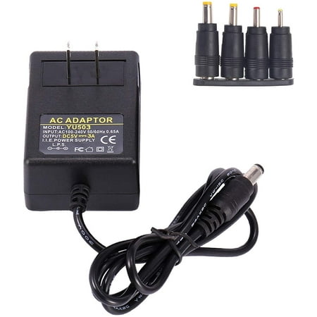 5V 3A Power Supply, Dyfrio 5V 15W Power Adapter AC 100-240V to DC 5V3A ...