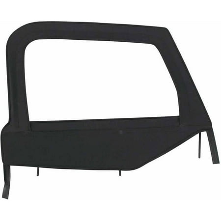 Bestop 51790-15 Jeep Wrangler Upper Fabric Half-Door Set, Black Denim ...