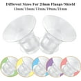Flange Inserts 13/15/17/19/21mm 5pcs,Suitable for Medela,Spectra 24mm ...