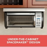 BLACK+DECKER SpaceMaker Under-Counter Toaster Oven, Black/Silver ...