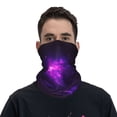 Neck Gaiter Face Mask Men Women Nebula Galaxy Purple Seamless Bandana ...