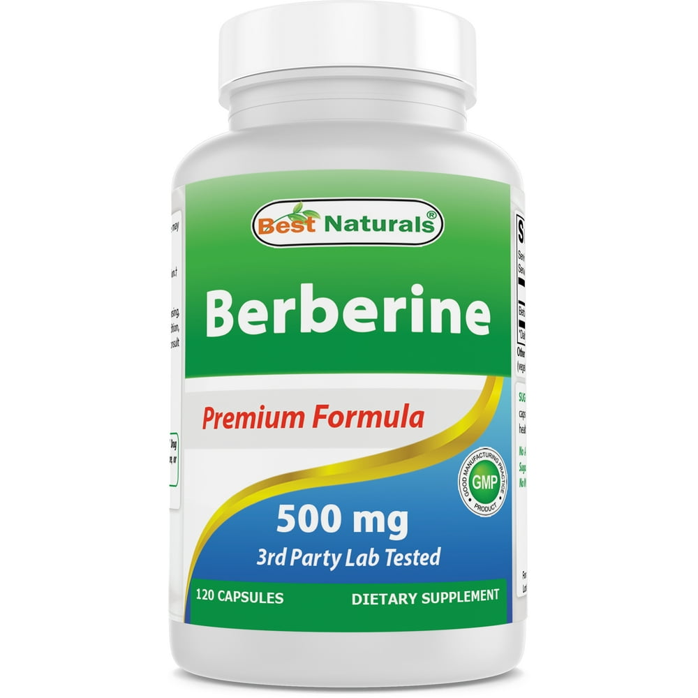 Best Naturals Berberine 500mg 120 Capsules - Supports Immune Function ...