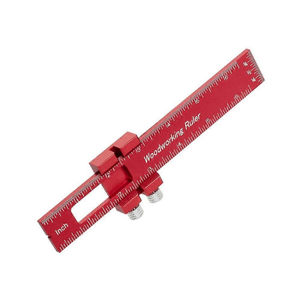 Woodworking Tools Ruler Ruler Layout Tool Aluminum Precision Ruler with ...