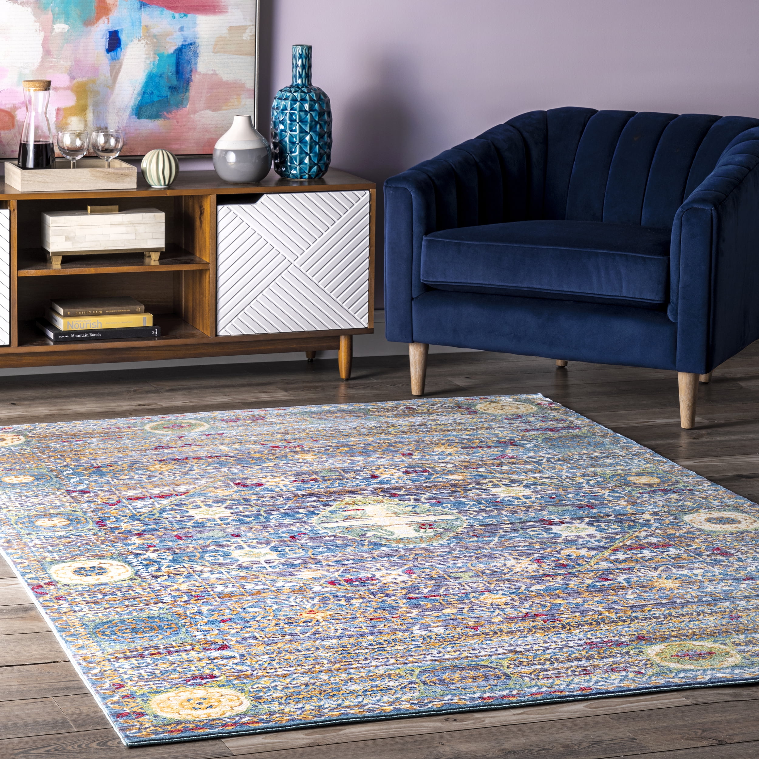 nuLOOM Machine-Made Vintage Josefa Area Rug - Walmart.com