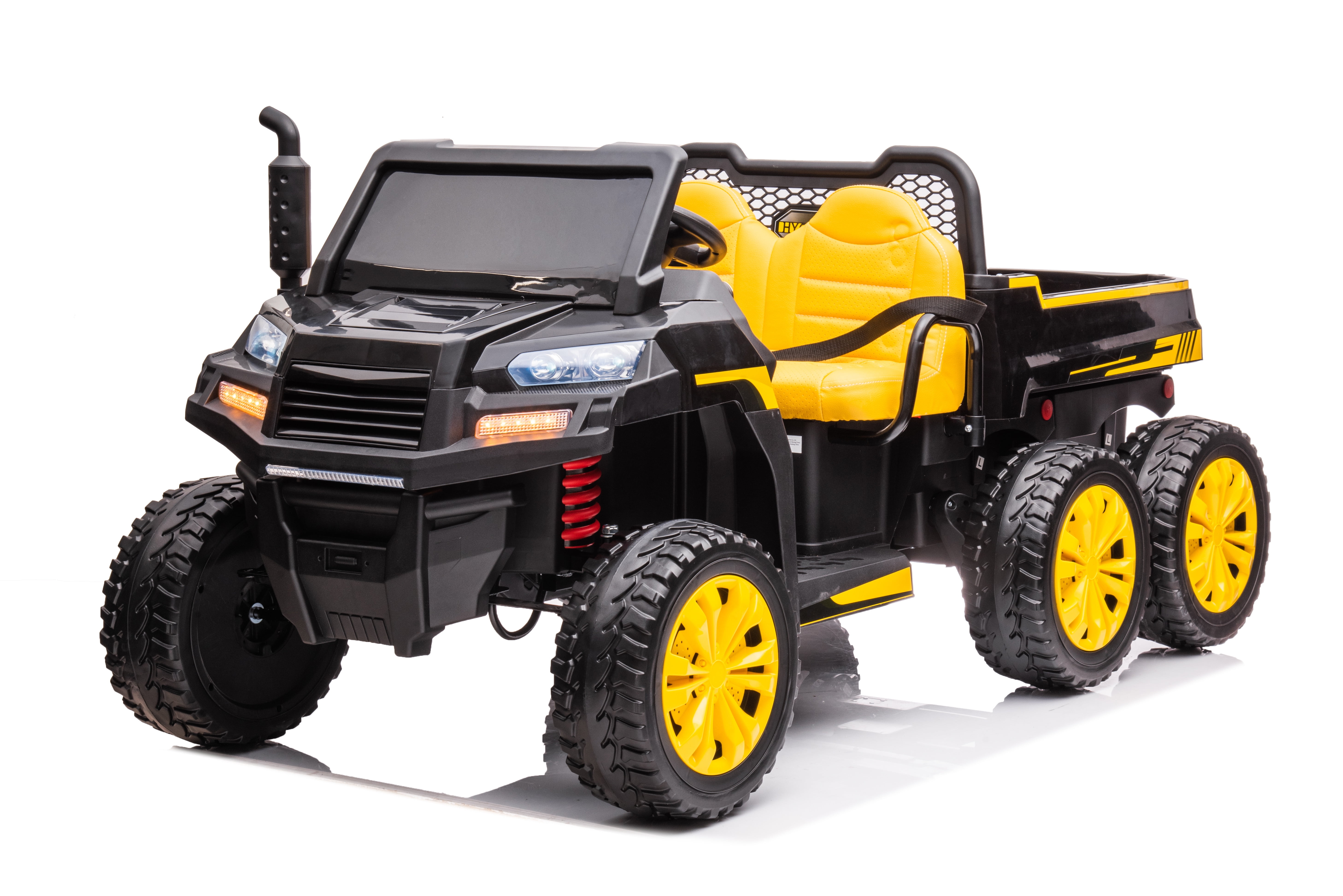 24V 4x4 Freddo Toys Tractor Trailer 2 Seater Ride on - Walmart.com