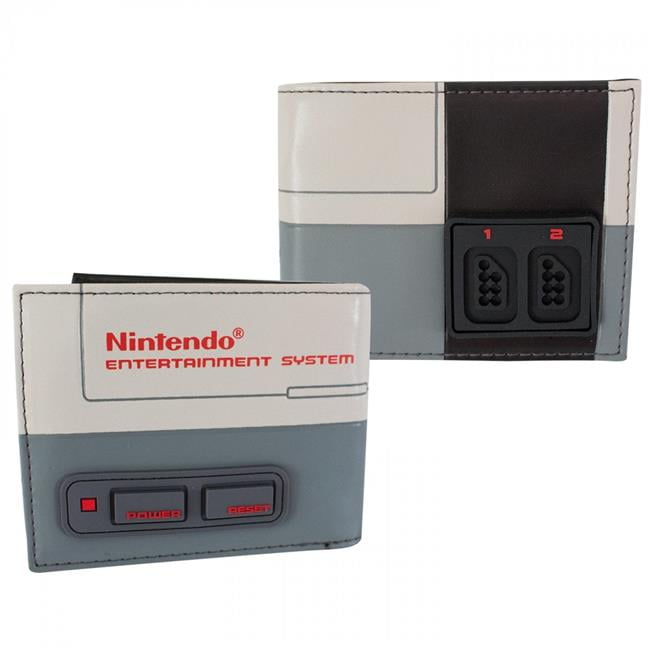 Nintendo 47003 Nintendo Classic NES Raised Buttons Wallet - Walmart.com