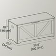 LEDREM armhouse Storage Chest Bench , 39.4" Large Capacity Trunk with 2 ...