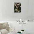 1pc Vintage Floral Metal Tin Sign - Iron Wall Art with Garden Design ...