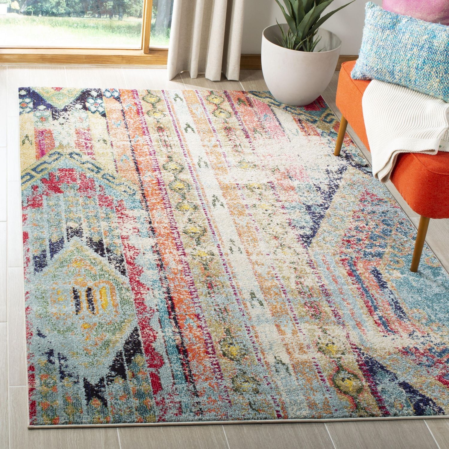 Click here for Safavieh Monaco Risto Abstract Area Rug 5 X 5 Squa... prices