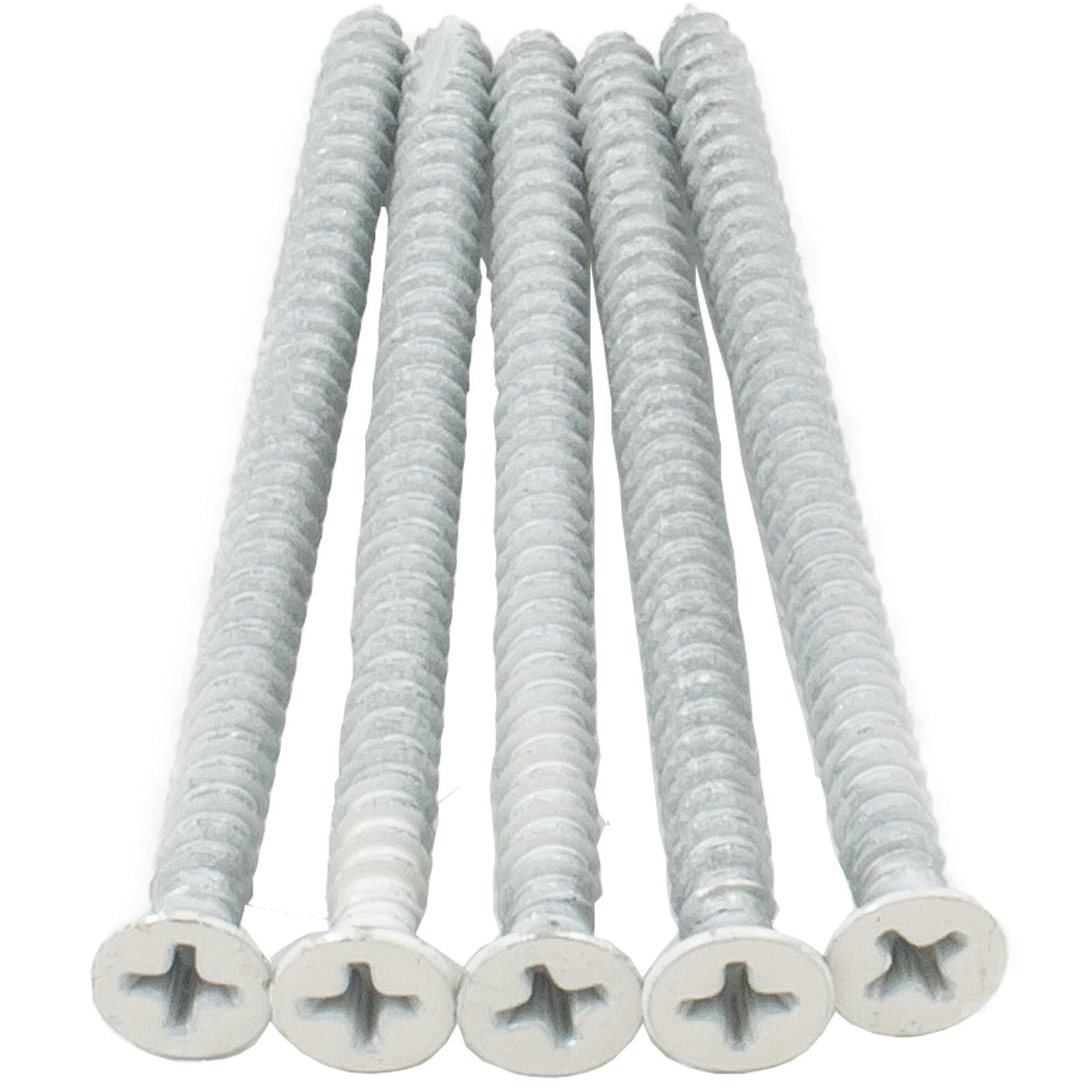 Door Hinge Screws, #9 x 2-3/4", 100-Pack, White by Stone Harbor ...