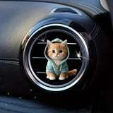 ZenCart Cute Kitten Car Vent Clips Refillable Car Diffuser Cat Air Vent ...