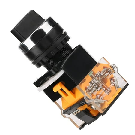 22mm 2 Position Auto Reset Selector Momentary Position 2 Position ...