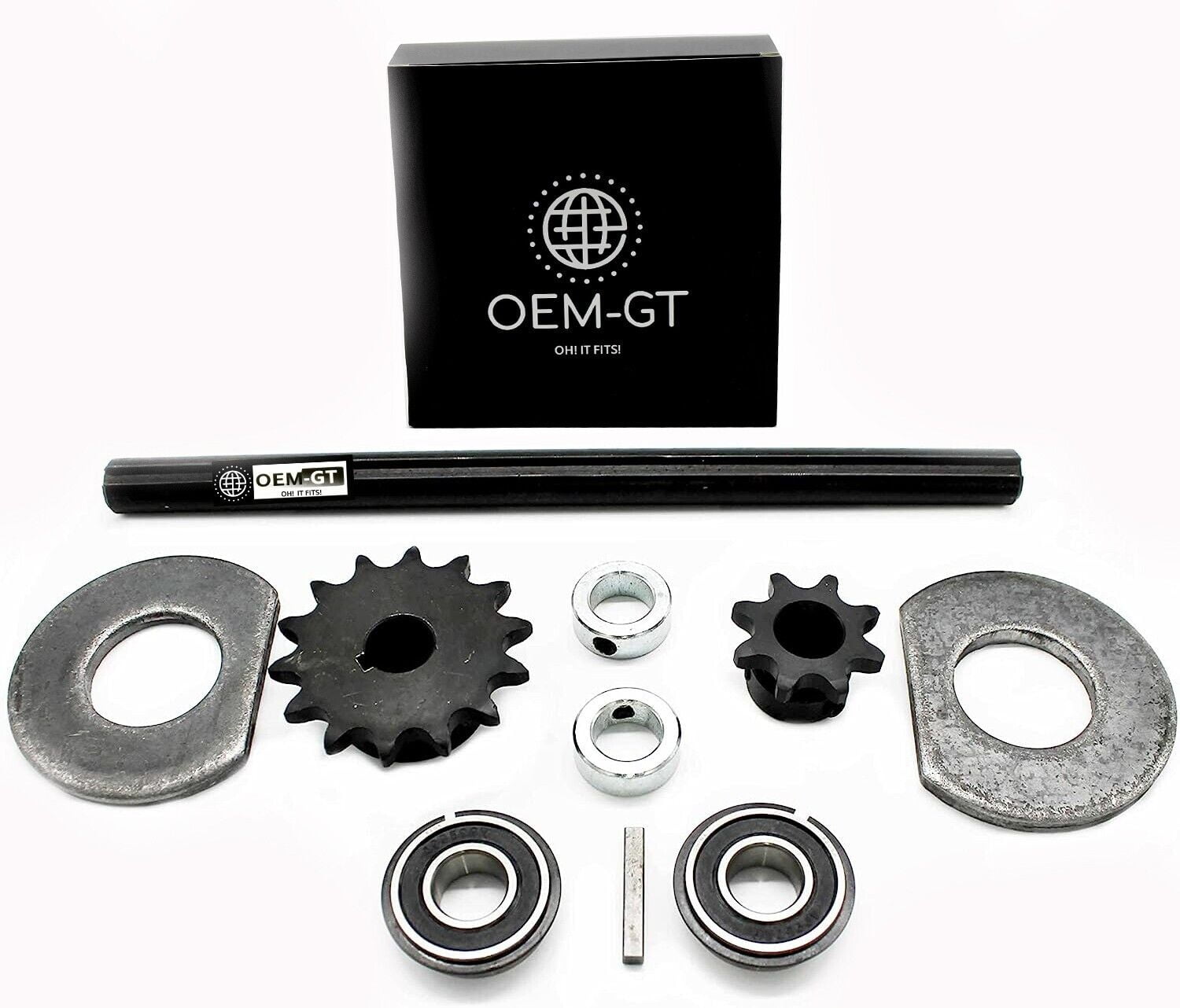 OEM-GT Go Kart/Minibike Complete Jackshaft Kit 5/8" X 16" for 40/41 ...