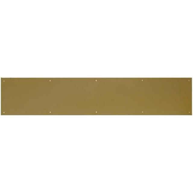 6 x 34 in. Solid Brass Kick Plate - Walmart.com