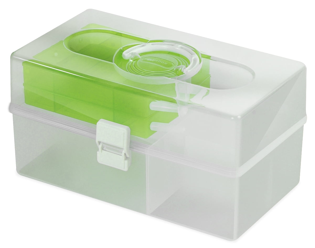livinbox 9PCS Handle Portable Project Storage Container Case with Two ...