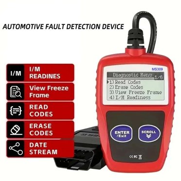 Hyper Tough HT300 Scan Tool, 1996 & Newer OBD2 Vehicles, Free Fix ...