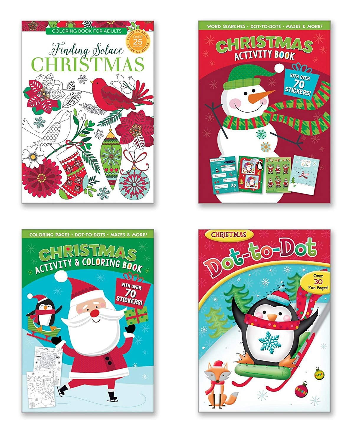 Christmas Coloring Activity Book Set Of 4 Xmas Activity Books Filled christmas-coloring-activity-book-set-of-4-xmas-activity-books-filled