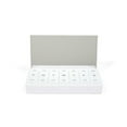 Crisp White AM/PM Pill Box - Walmart.com