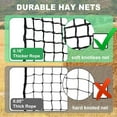 4x4 ft Round Bale Hay Net for Horses & Livestock - Slow Feeder Hay Nets ...