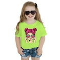 Girls Shirts Size 10-12 Girls Cute Graphic Print Round Neck Short ...