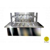 Oca-Brazil Brazilian BBQ Charcoal Grill with Firebox - 9 Stainless ...