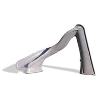 S.R. Smith Cyclone In-Ground Swimming Water Slide, Right Curve - Gray ...